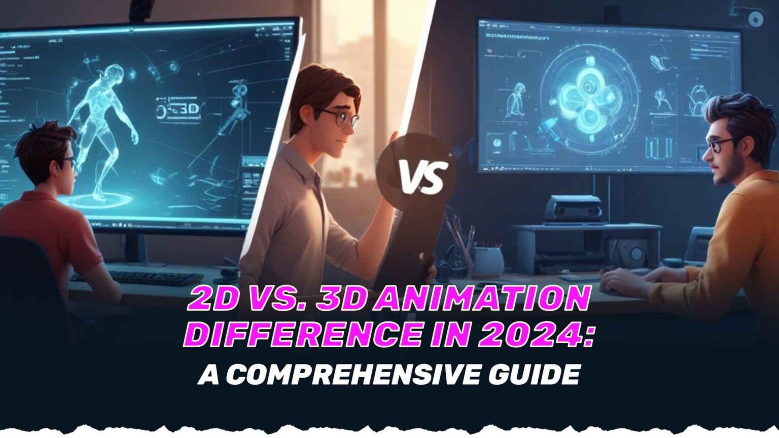 2D vs. 3D Animation Difference in 2024: A Comprehensive Guide